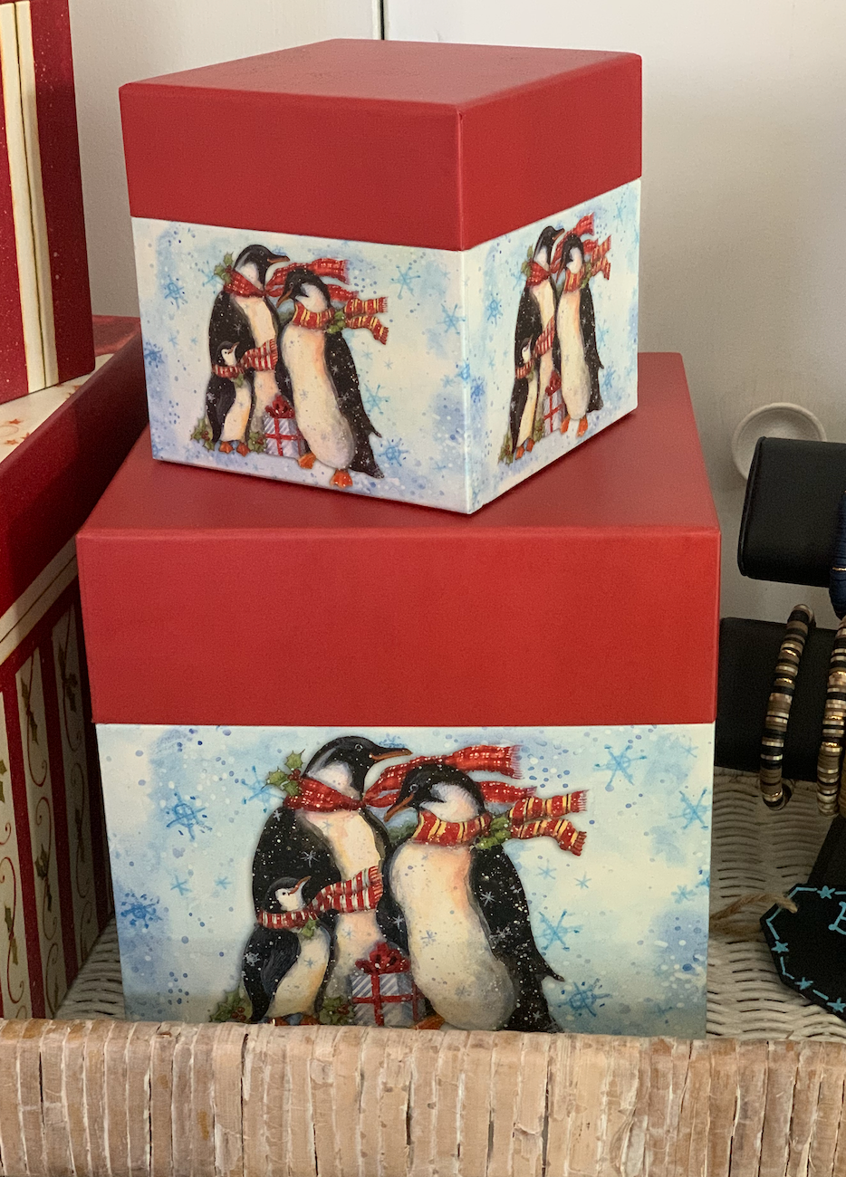 Penguin Nesting Boxes | Garden Gate Boutique